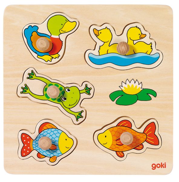 Goki Steckpuzzle Unser Teich, goki basic.